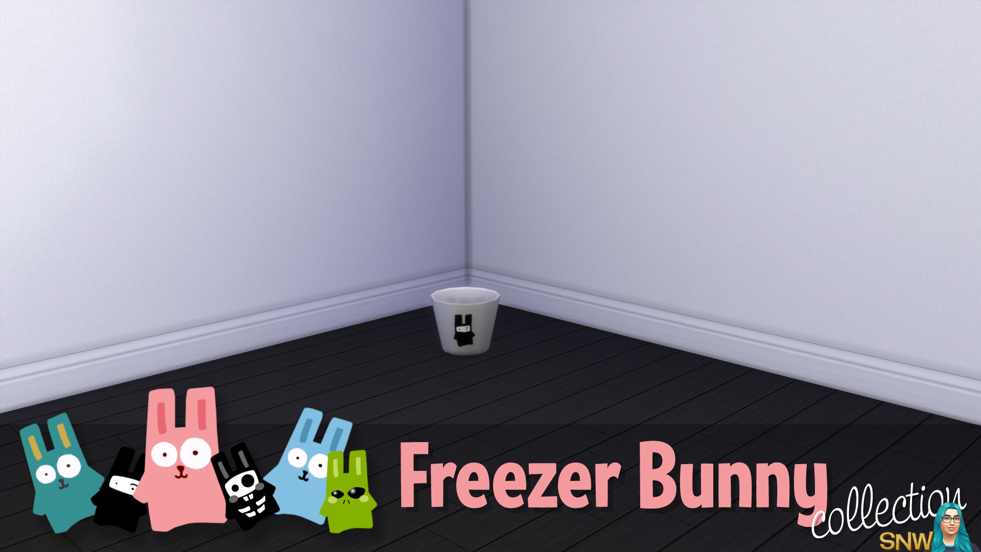 Freezer Bunny Collectie: Prullenmand | SNW | MySimsNetwerk.com